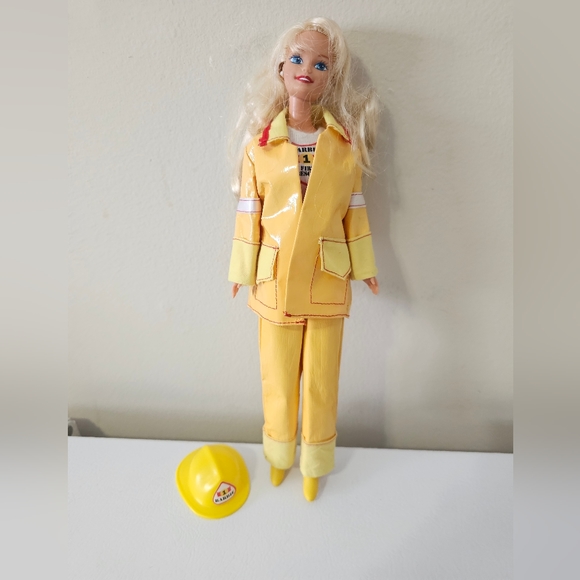 Barbie | Toys | Fire Fighter Barbie Doll Special Edition 994 Mattel ...